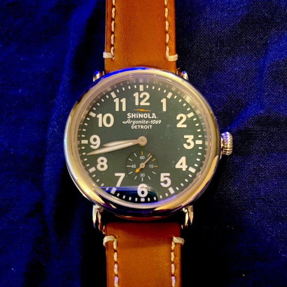 Shinola | Accessories | Shinola Runwell 4mm Watch Green Dial | Poshmark